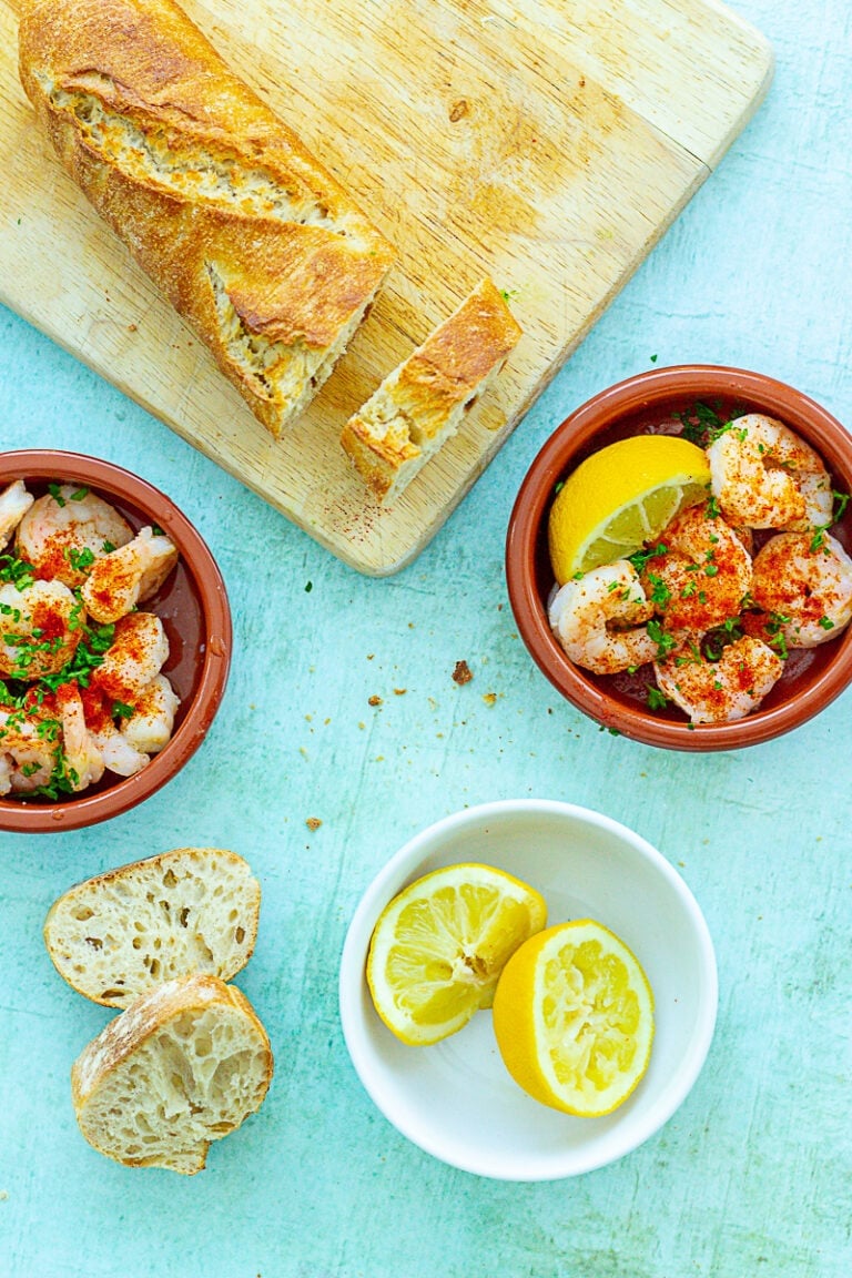 Spanish Garlic Prawns (Gambas al Ajillo) - Easy Peasy Foodie