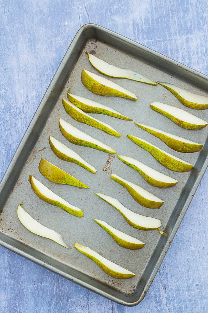 Roasted Pear, Stilton and Walnut Salad - Easy Peasy Foodie