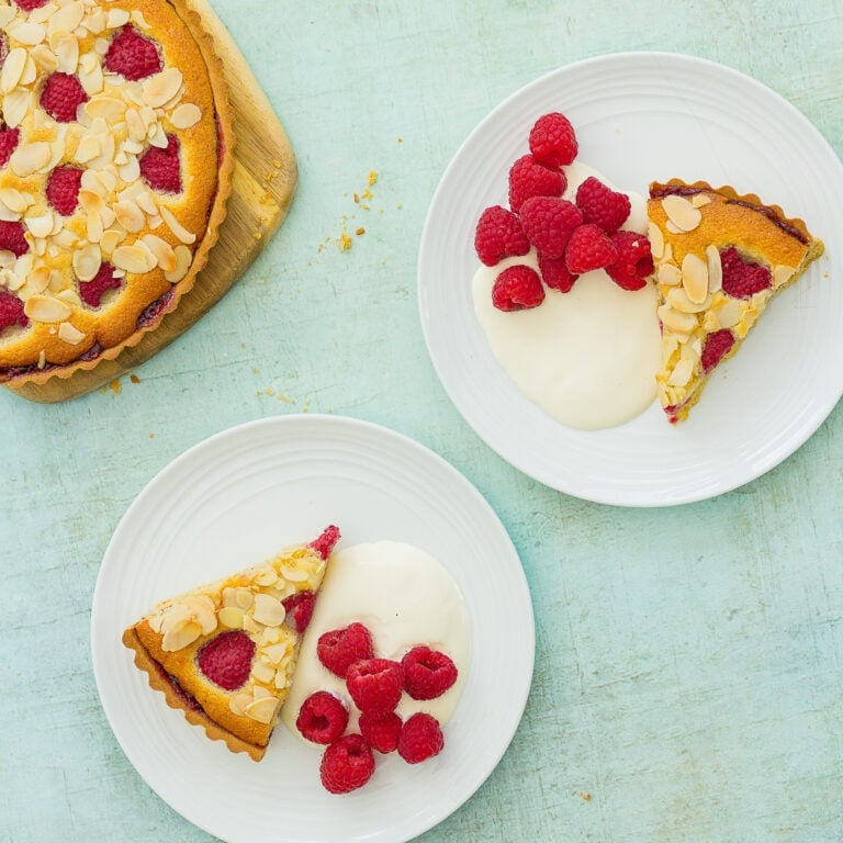 Raspberry Bakewell Tart - Easy Peasy Foodie