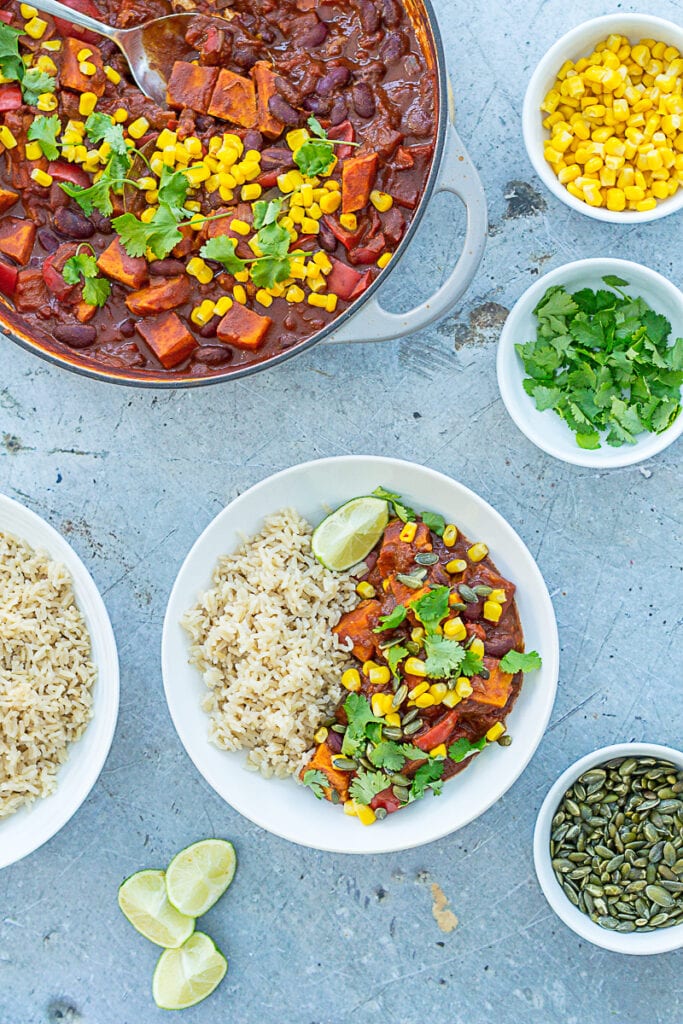 Vegetable Mole (Vegan) - Easy Peasy Foodie