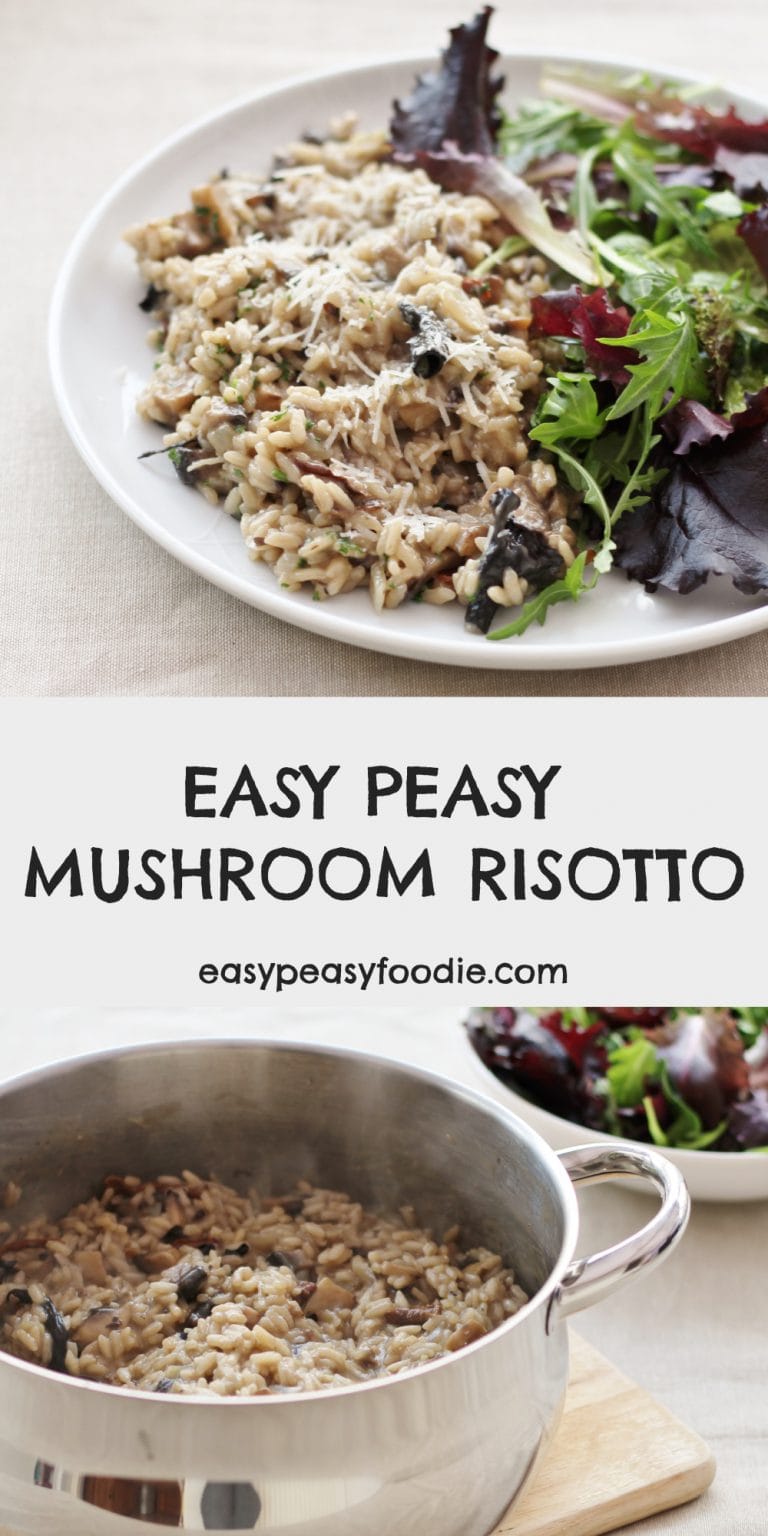 Easy Peasy Mushroom Risotto - Easy Peasy Foodie
