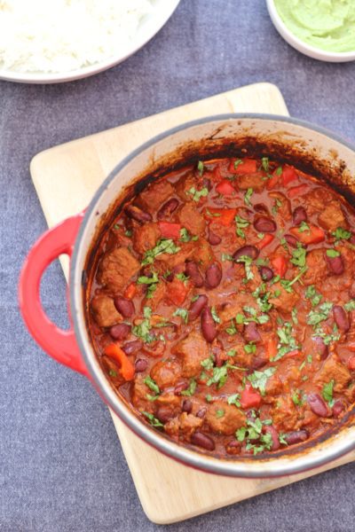 Slow Cooked Chunky Beef Chilli - Easy Peasy Foodie