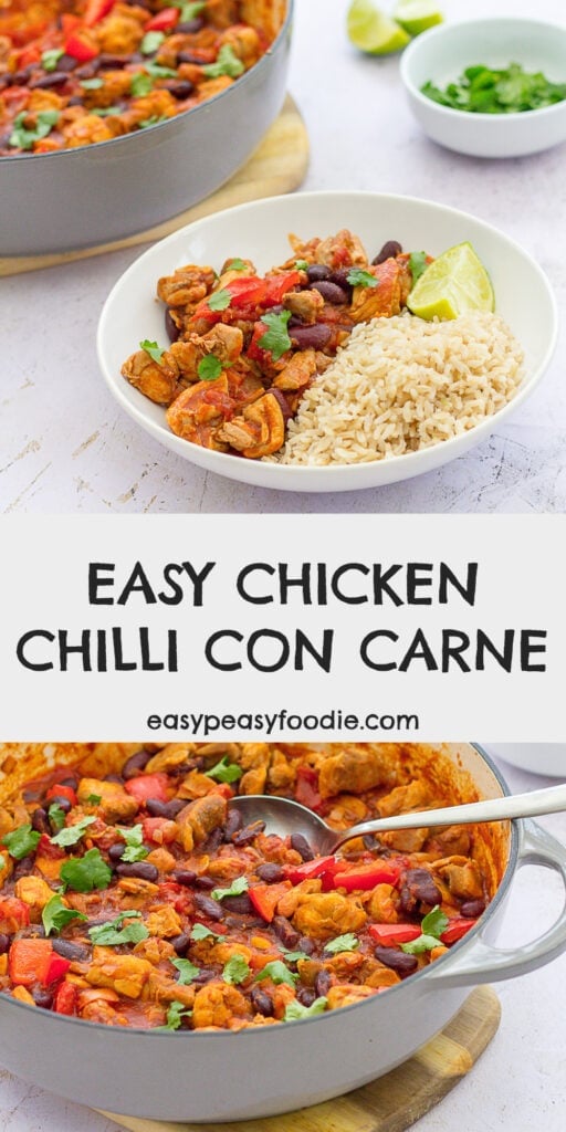 Chicken Chilli Con Carne - Easy Peasy Foodie