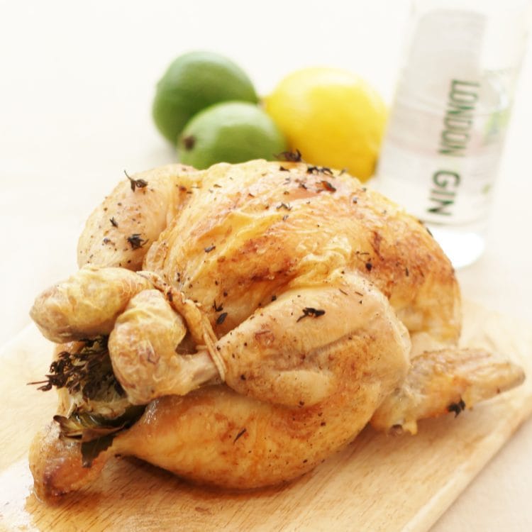 Gin Brined Chicken (or Turkey) - Easy Peasy Foodie