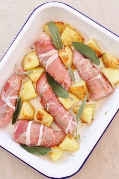 Prosciutto Wrapped Turkey Mini Fillets with Sage and Sausage Stuffing ...