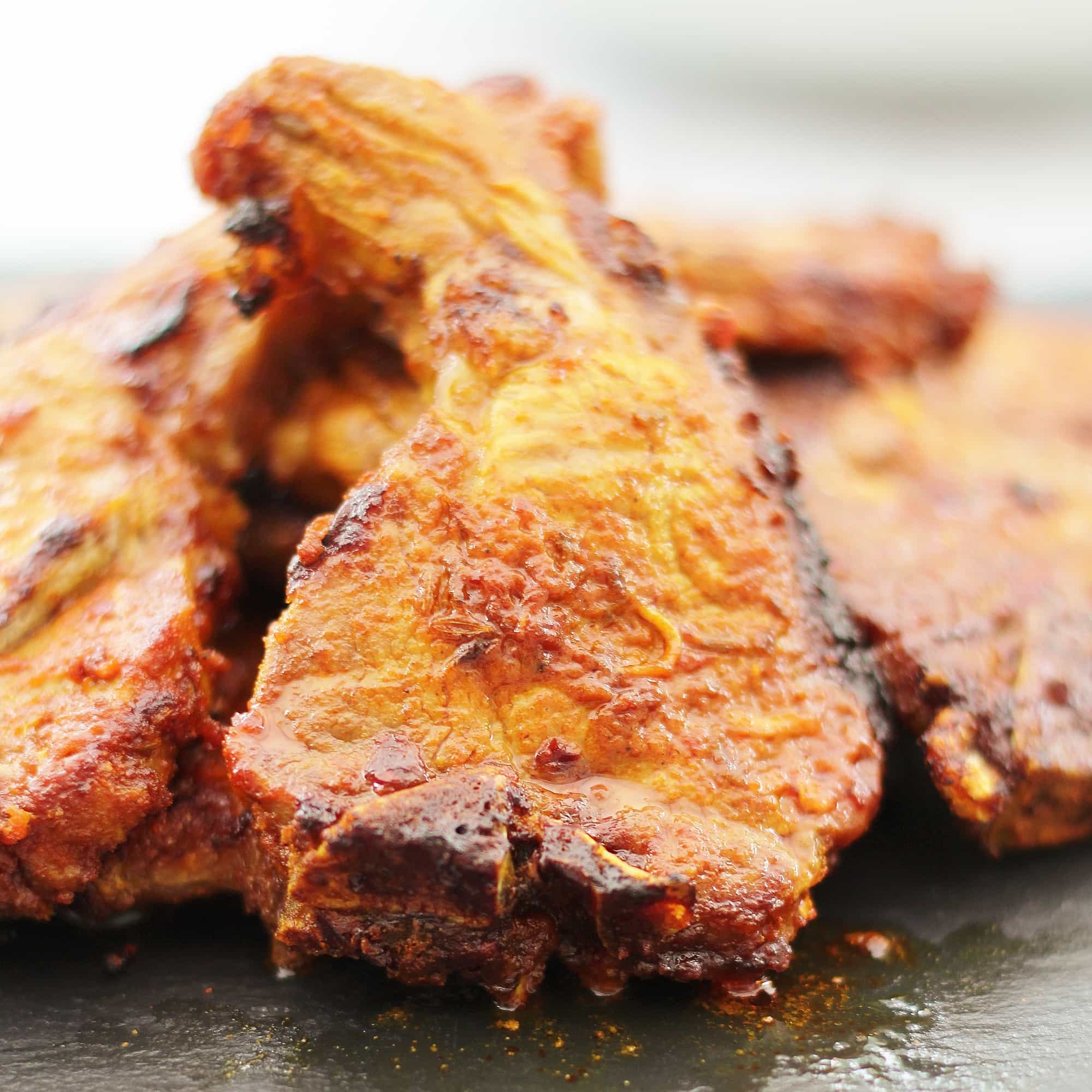 Moroccan Lamb Chops with Yogurt and Cucumber Sauce - Easy Peasy Foodie