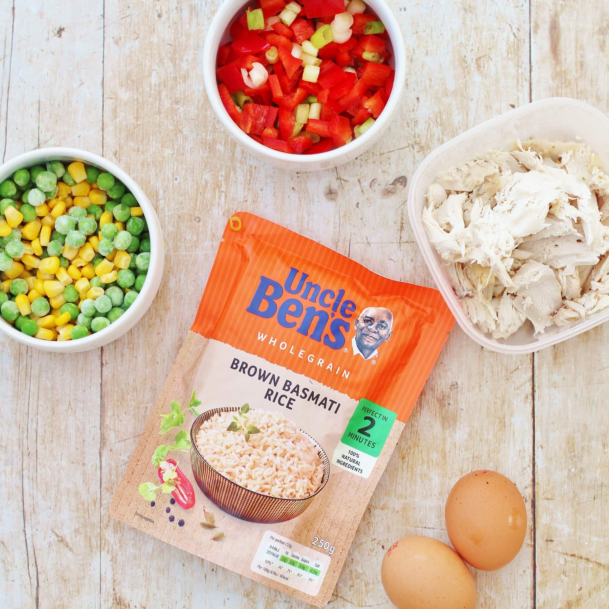 Leftover Chicken and Egg Fried Rice - Easy Peasy Foodie