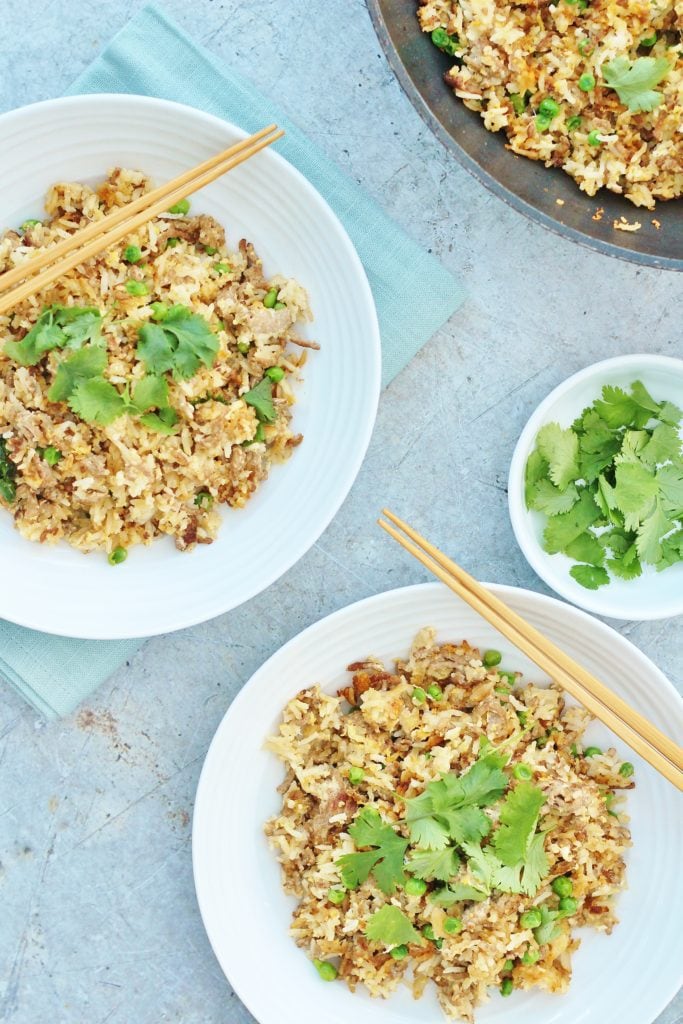 Chinese Style Lamb Fried Rice - Easy Peasy Foodie