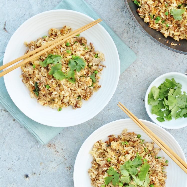 Chinese Style Lamb Fried Rice - Easy Peasy Foodie