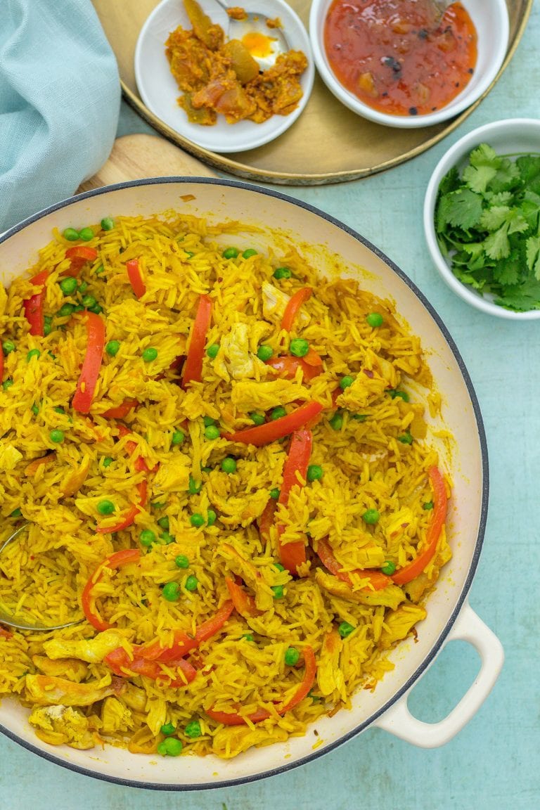 Leftover Roast Chicken Biryani - Easy Peasy Foodie