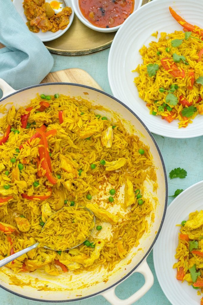 Leftover Roast Chicken Biryani - Easy Peasy Foodie