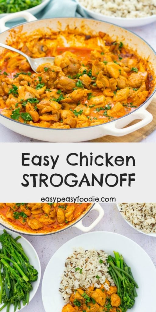 Easy Chicken Stroganoff - Easy Peasy Foodie