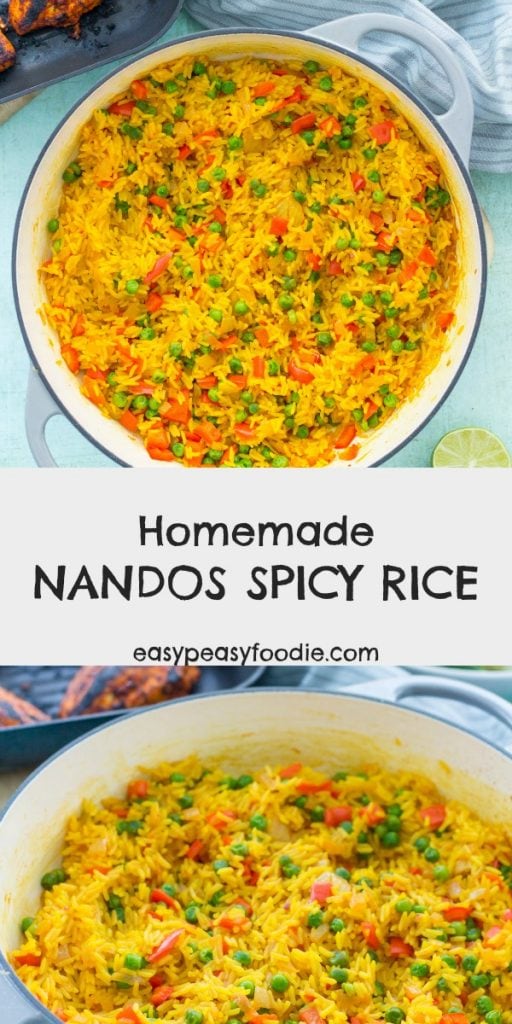Homemade Nando's Spicy Rice - Easy Peasy Foodie