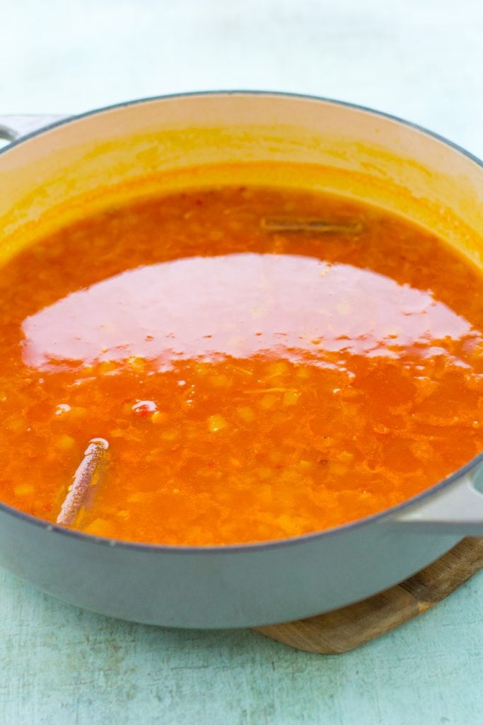 Easy Yellow Split Pea and Spinach Dhal (Vegan) - Easy Peasy Foodie