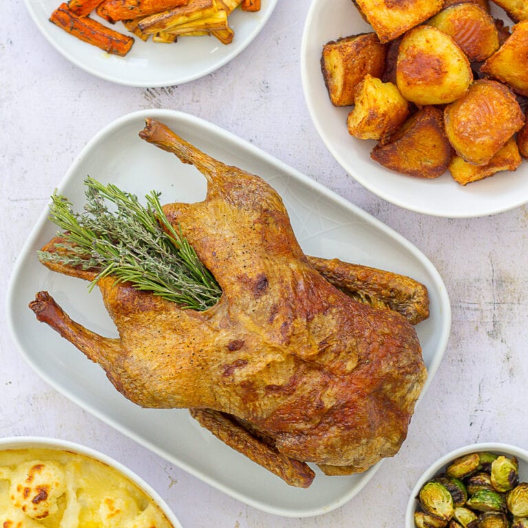 Easy Peasy Roast Duck and Duck Gravy - Easy Peasy Foodie