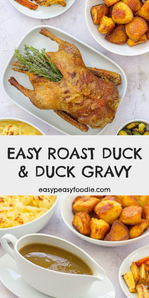 Easy Peasy Roast Duck and Duck Gravy - Easy Peasy Foodie