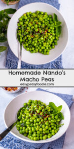 Homemade Nando’s Macho Peas - Easy Peasy Foodie