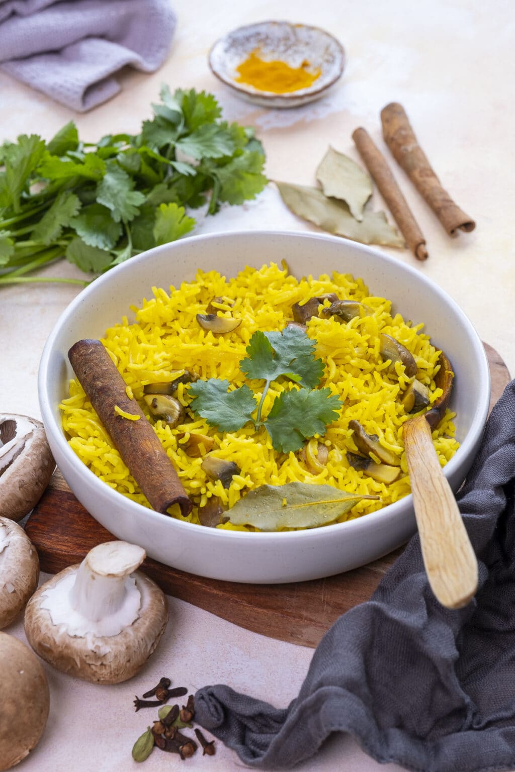 Easy Mushroom Pilau Rice - Easy Peasy Foodie