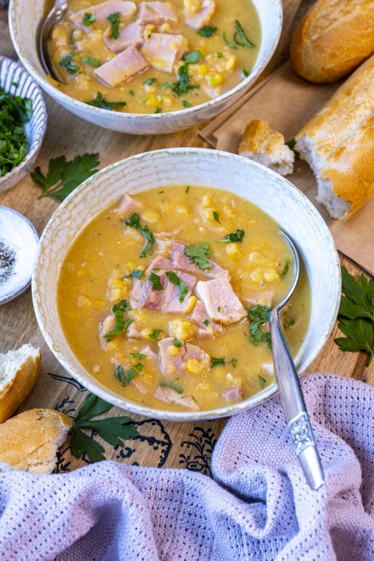 Easy Ham and Split Pea Soup - Easy Peasy Foodie