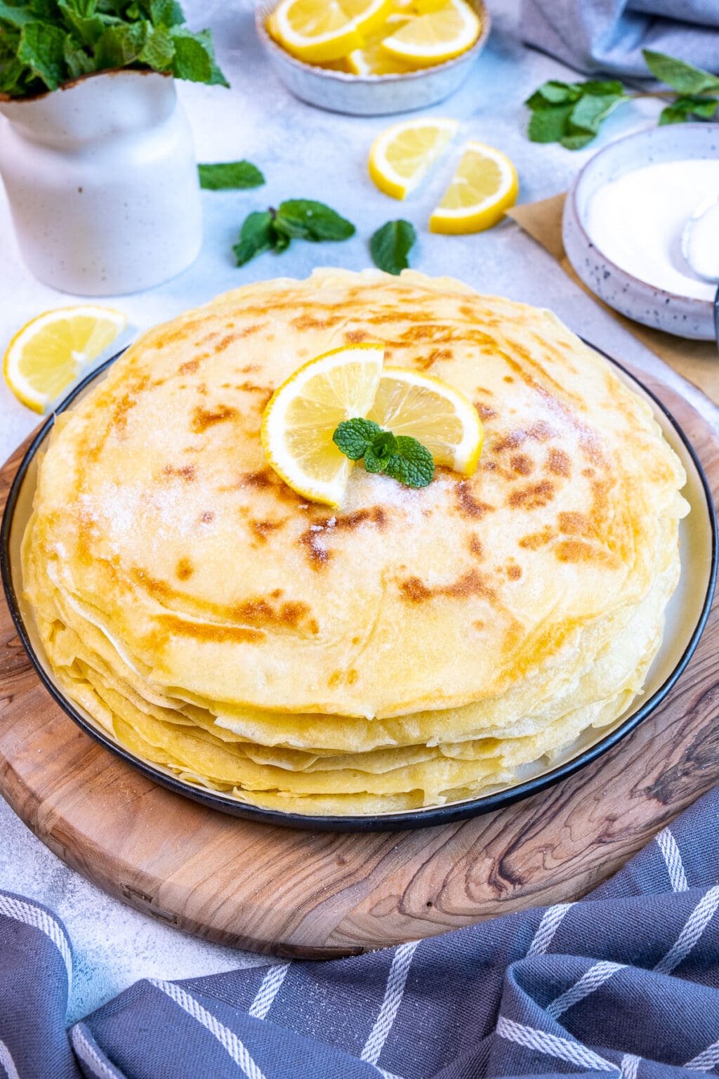 Traditional English Pancakes - Easy Peasy Foodie