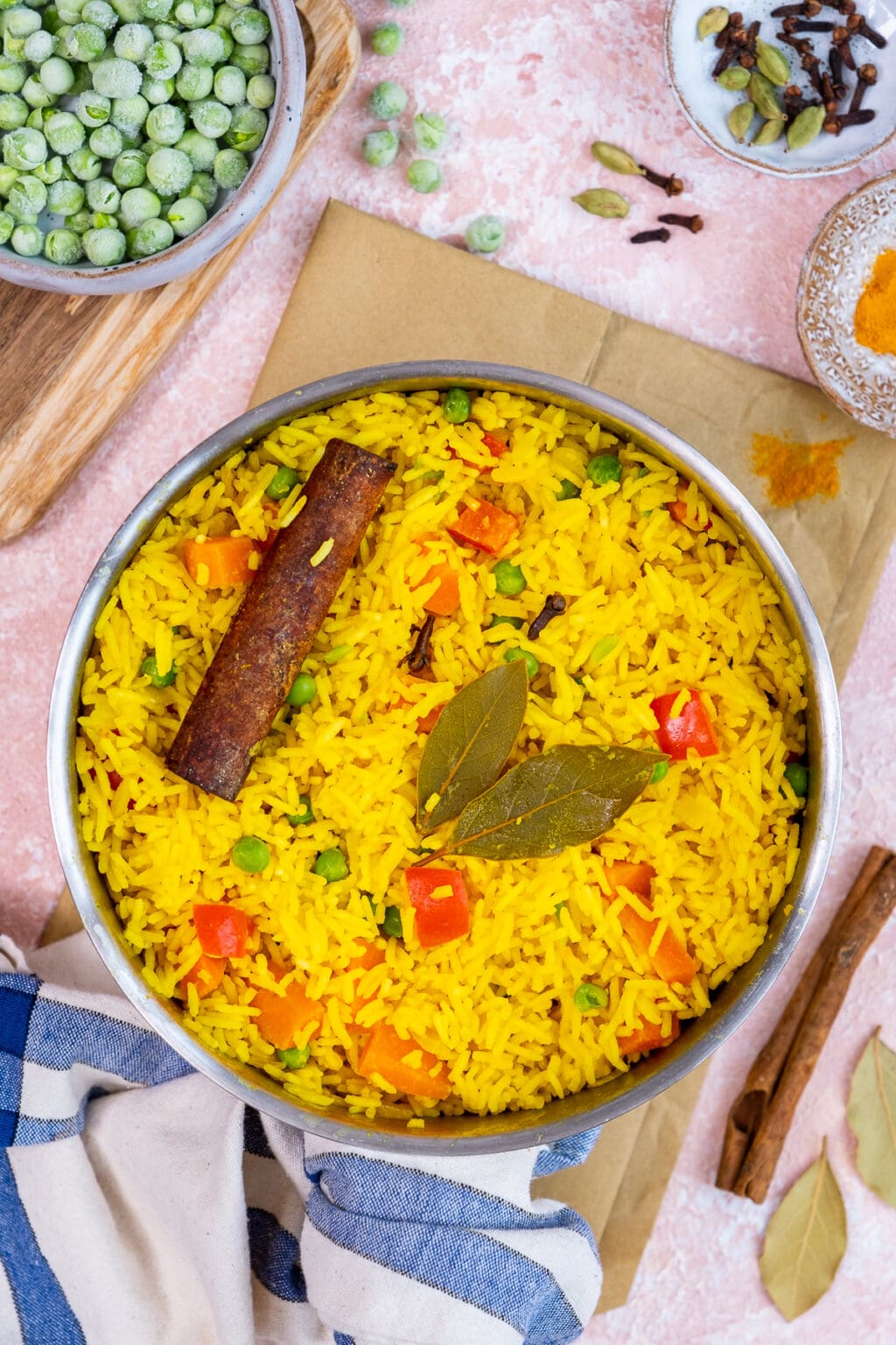 Vegetable Pilau Rice - Easy Peasy Foodie