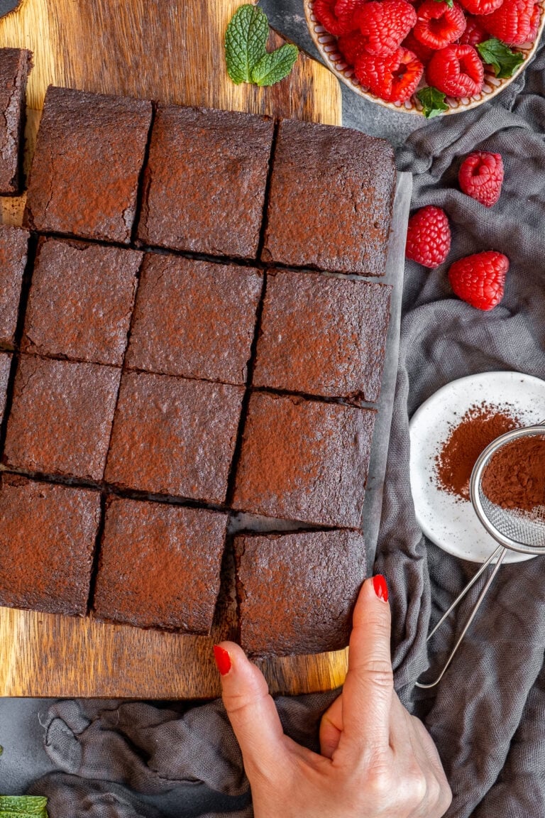 Easy Cocoa Powder Brownies (No Chocolate Required!) - Easy Peasy Foodie
