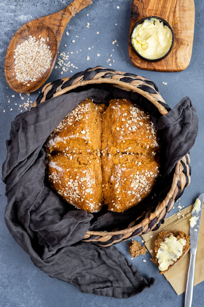 Guinness and Treacle Soda Bread - Easy Peasy Foodie