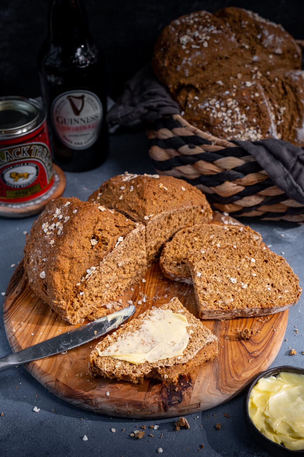 Guinness and Treacle Soda Bread - Easy Peasy Foodie