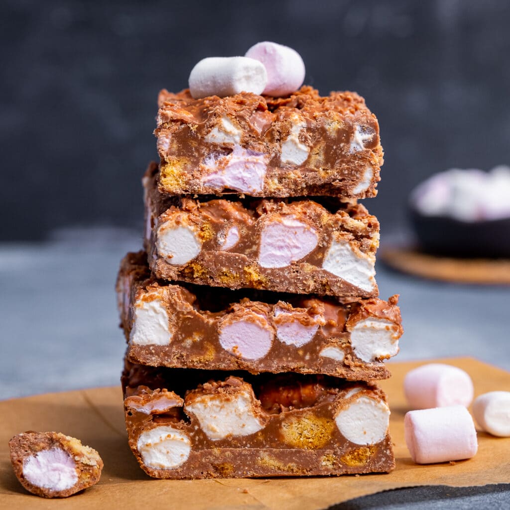 Easy Peasy Rocky Road (Only 3 Ingredients!) - Easy Peasy Foodie