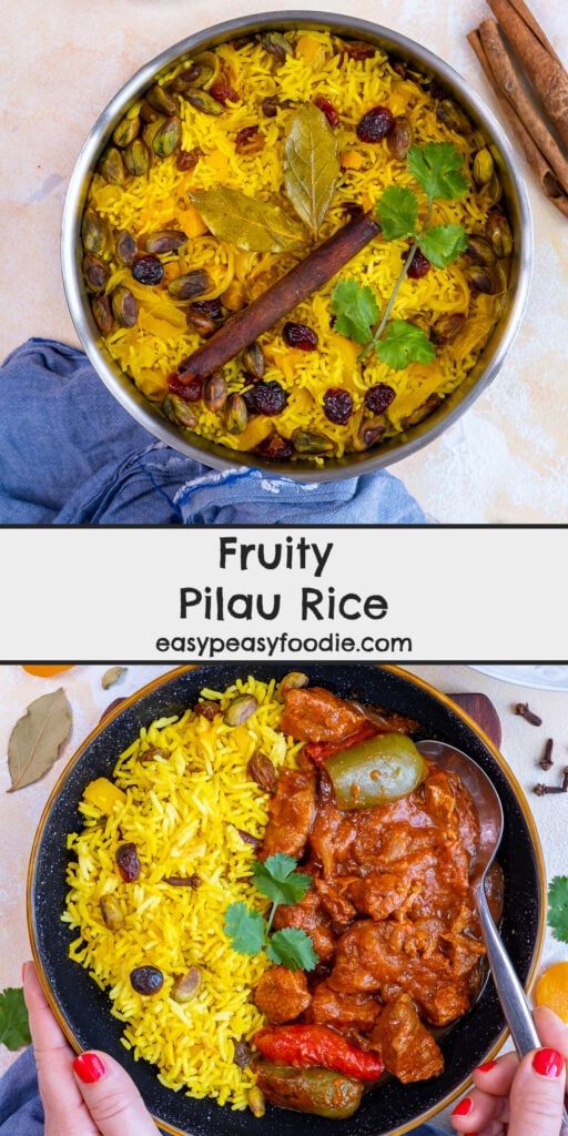 Fruity Pilau Rice - Easy Peasy Foodie