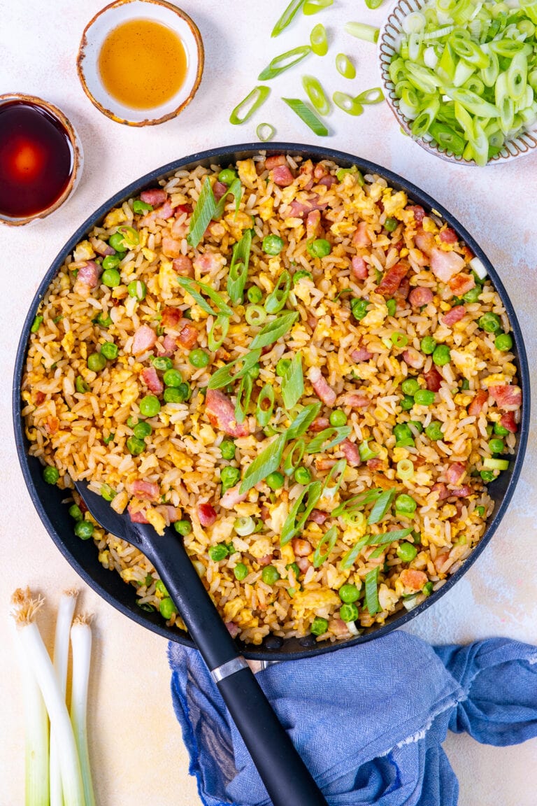 Bacon And Egg Fried Rice - Easy Peasy Foodie