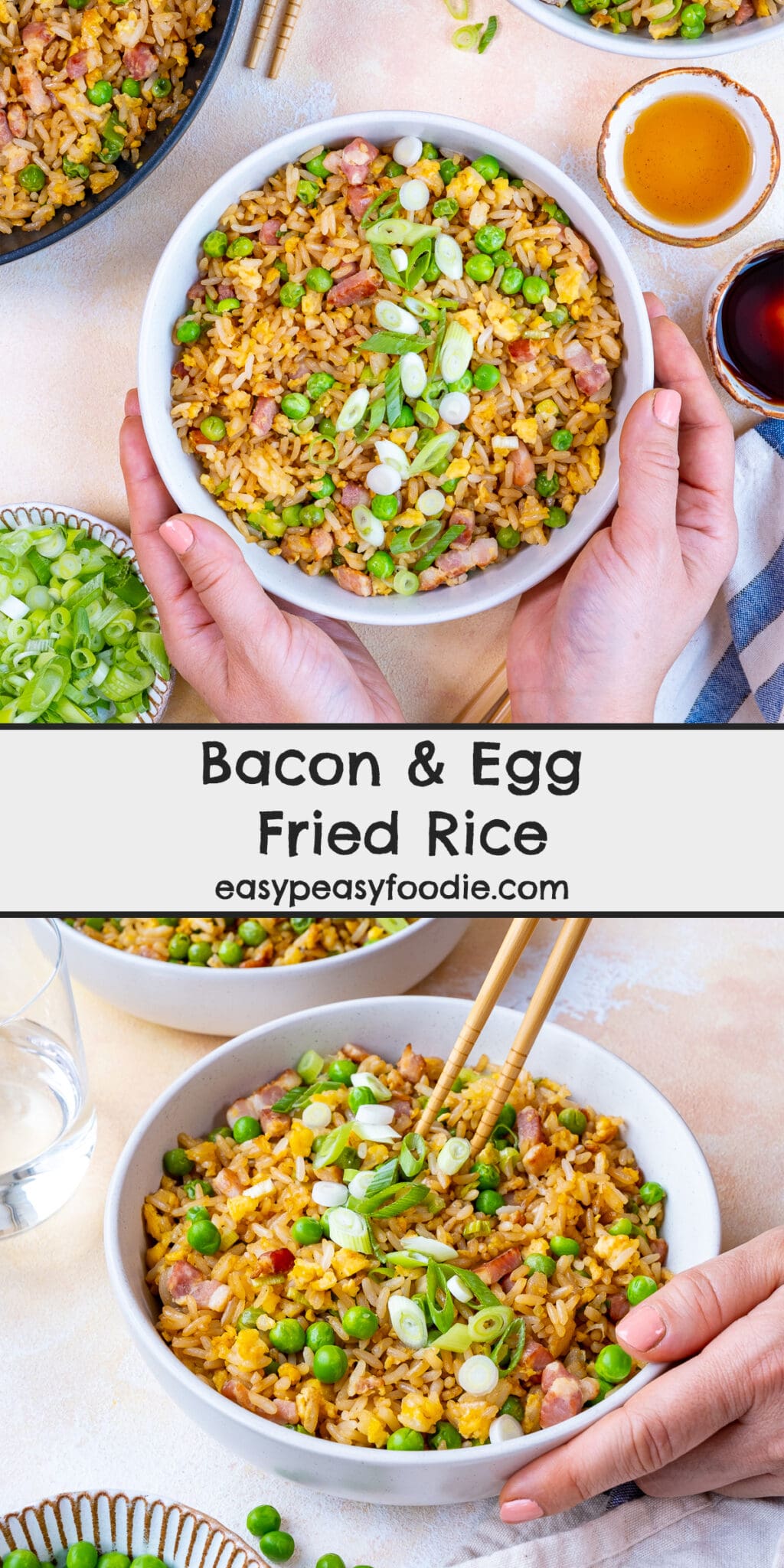 Bacon And Egg Fried Rice - Easy Peasy Foodie