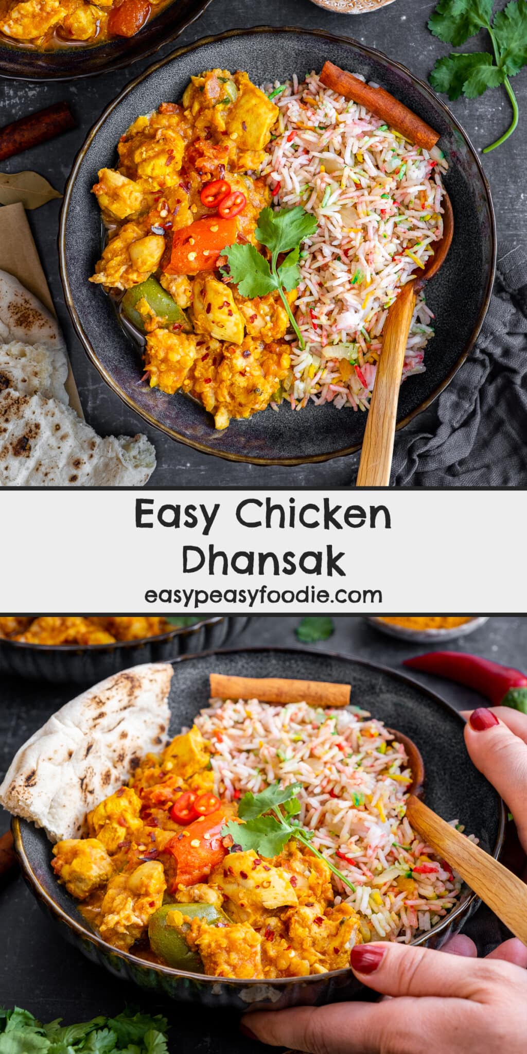 Easy Chicken Dhansak - Easy Peasy Foodie
