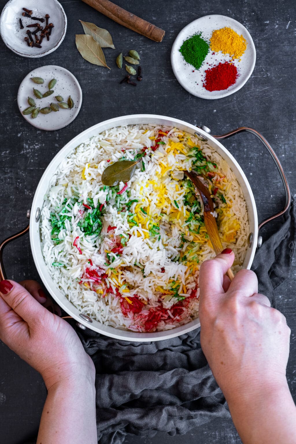 Multicoloured Pilau Rice - Easy Peasy Foodie
