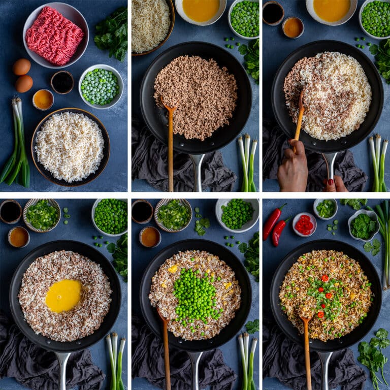 Easy Beef Mince Fried Rice - Easy Peasy Foodie