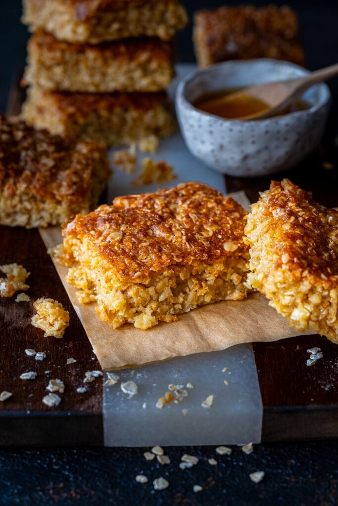Easy Coconut Flapjacks - Easy Peasy Foodie