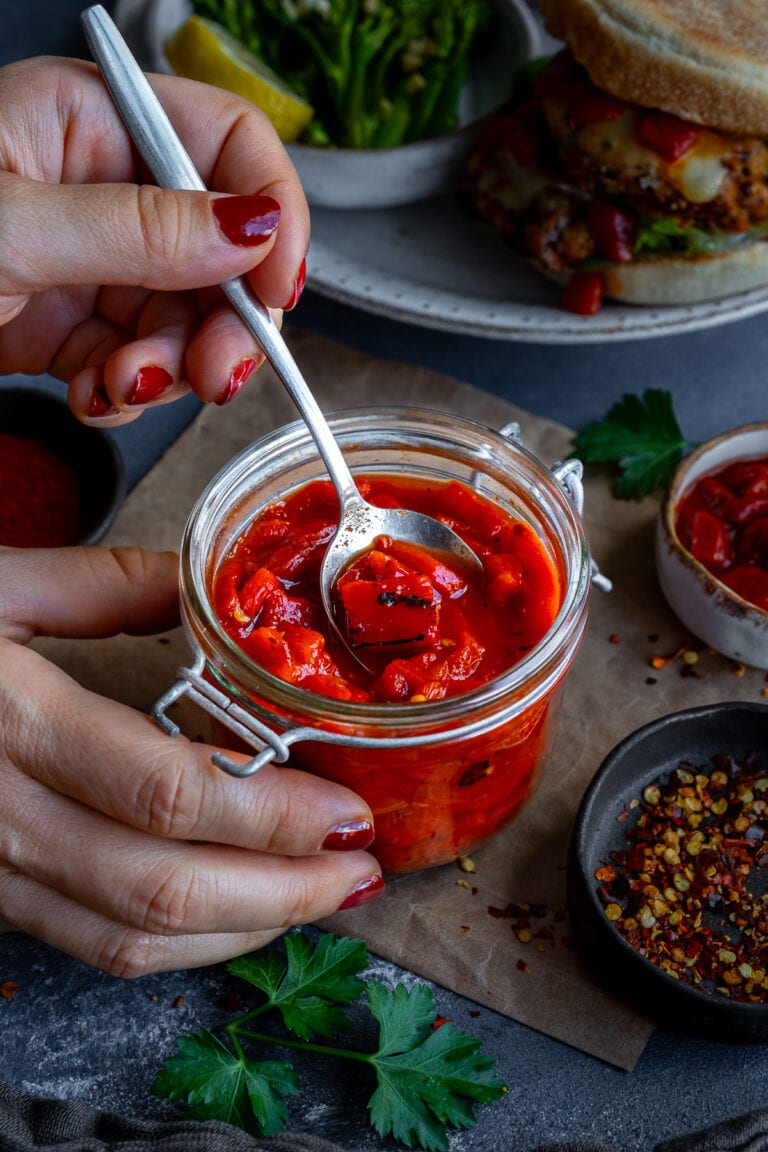 Homemade Nando’s Smoky Red Pepper Chutney - Easy Peasy Foodie