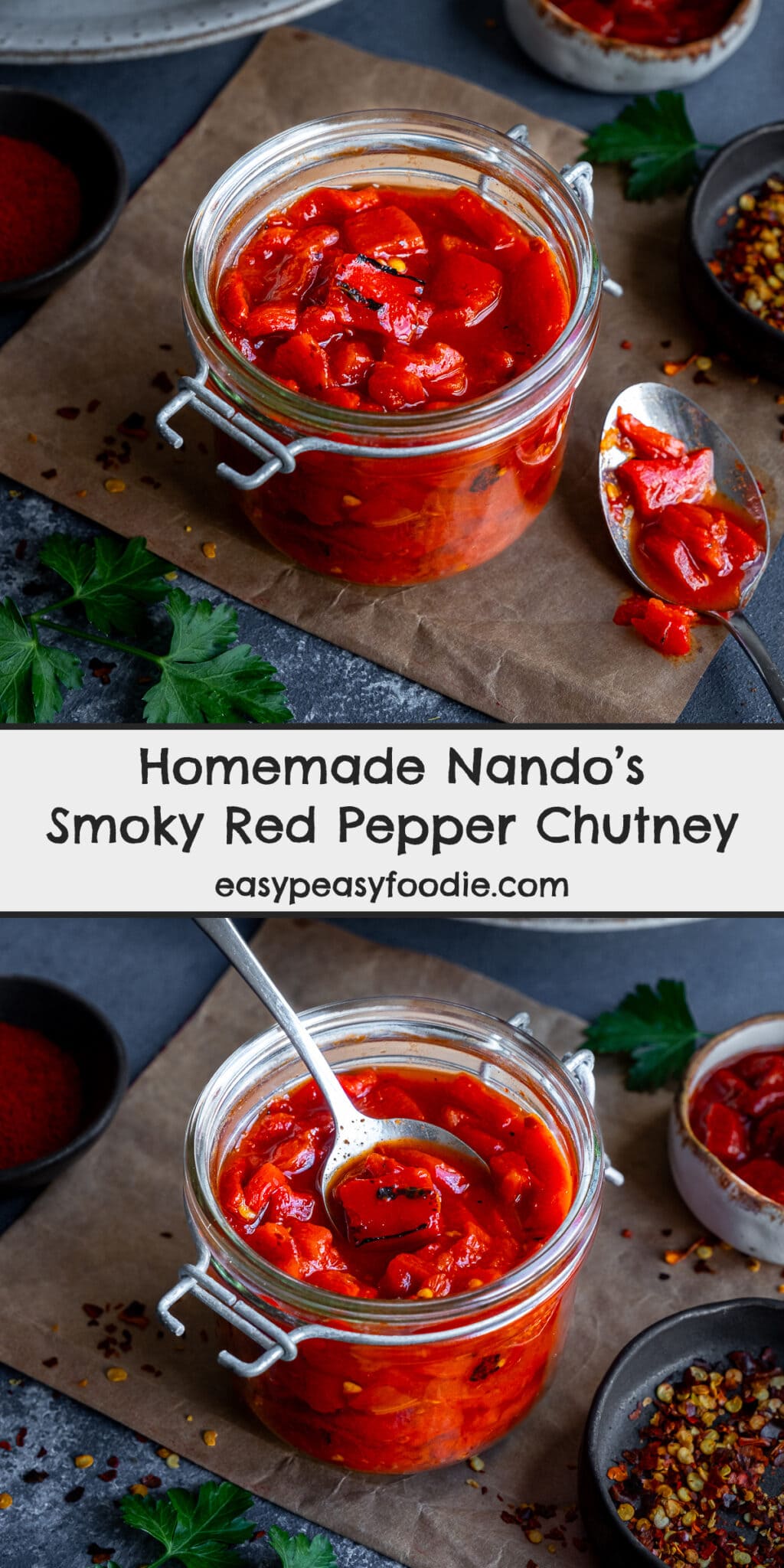 Homemade Nando’s Smoky Red Pepper Chutney - Easy Peasy Foodie