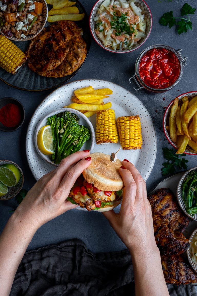 Homemade Nando’s Sunset Burgers - Easy Peasy Foodie