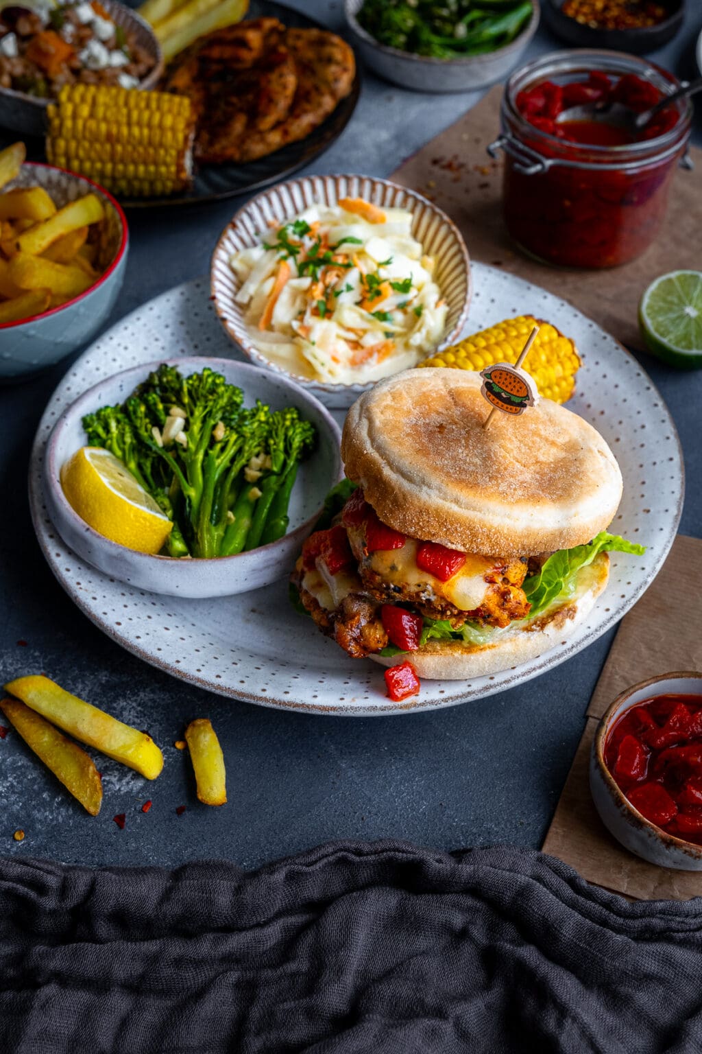 Homemade Nando’s Sunset Burgers - Easy Peasy Foodie