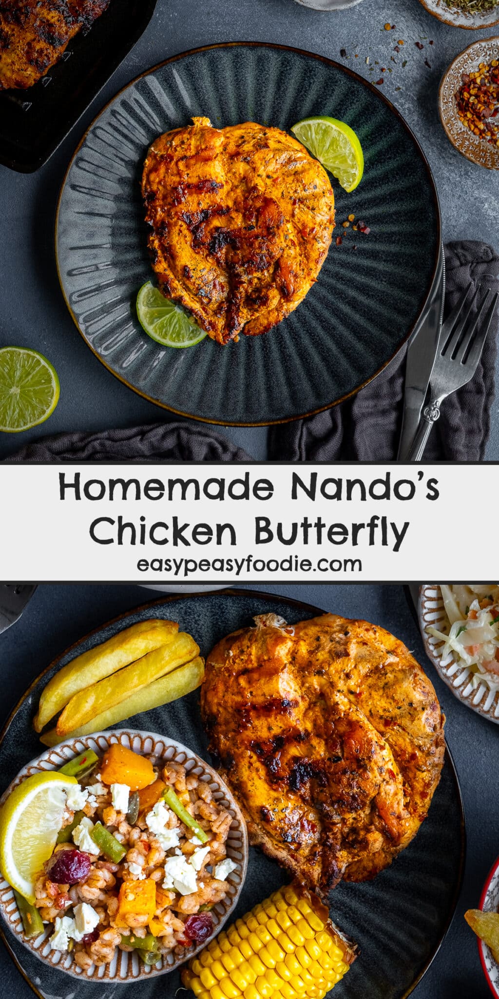 Homemade Nando’s Chicken Butterfly - Easy Peasy Foodie