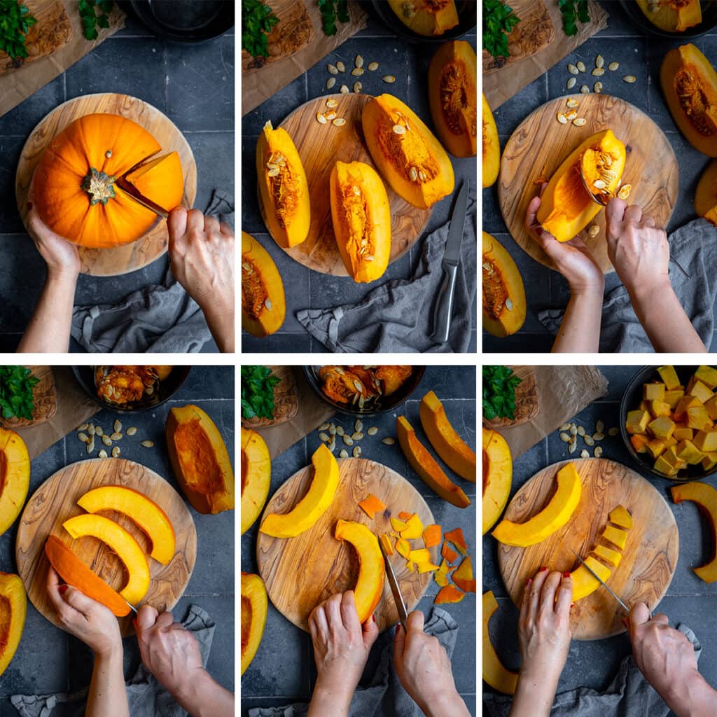 How to cut a pumpkin for cooking (the easy peasy way!) - Easy Peasy Foodie