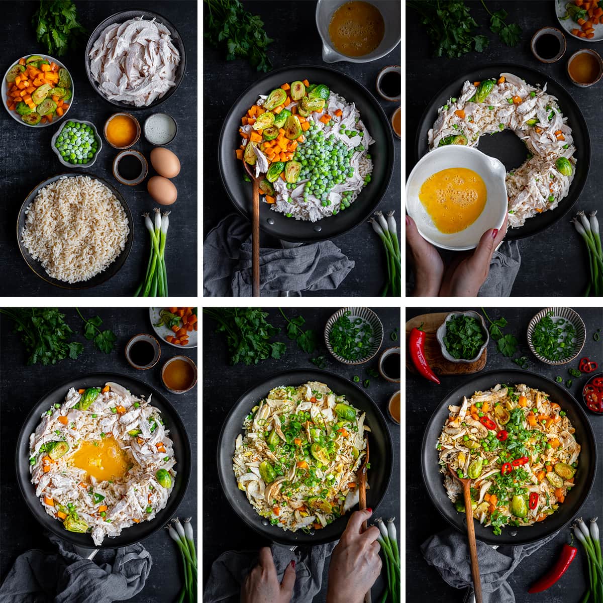 Leftover Turkey Fried Rice (The BEST Leftover Turkey Recipe!) - Easy ...