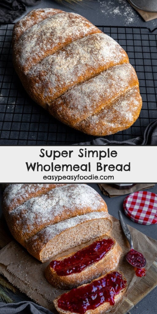 Super Simple Wholemeal Bread - Easy Peasy Foodie