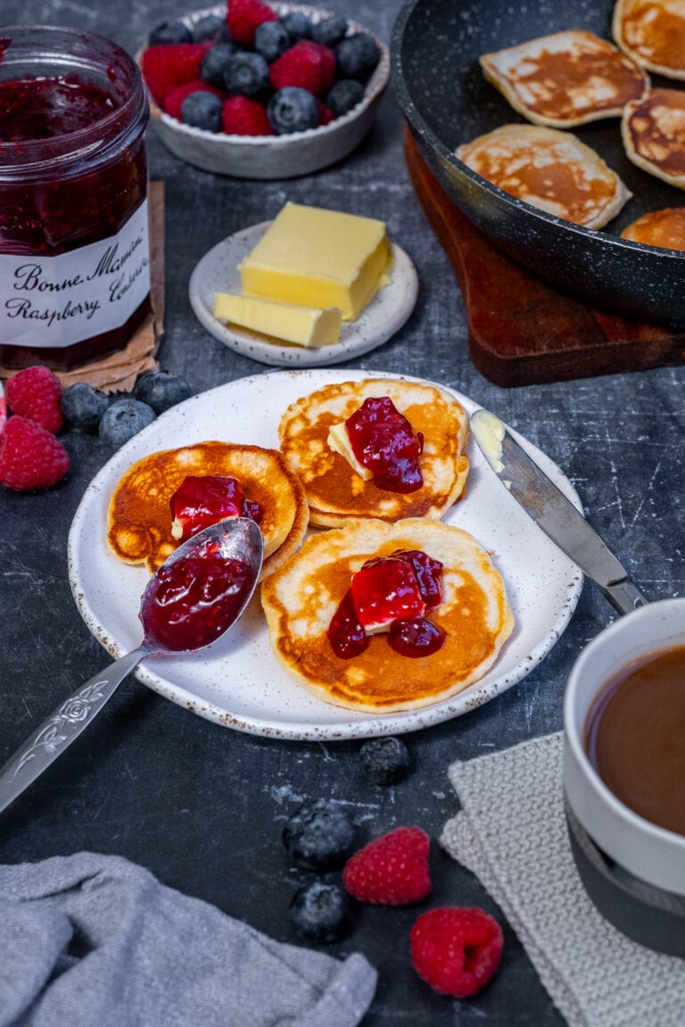 Easy Scotch Pancakes (AKA Drop Scones) - Easy Peasy Foodie