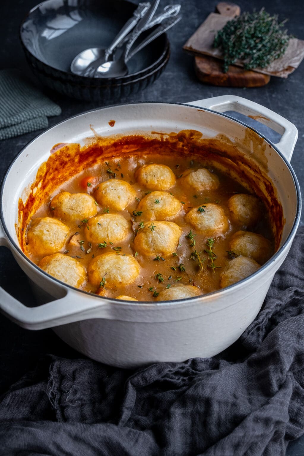 Traditional Beef Stew and Suet Dumplings - Easy Peasy Foodie