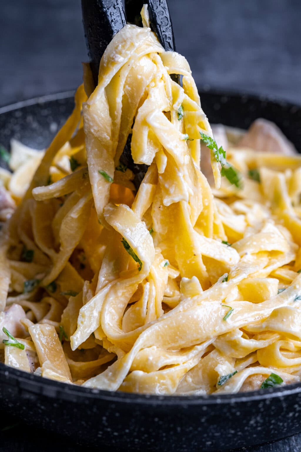 Creamy Chicken Tagliatelle - Easy Peasy Foodie