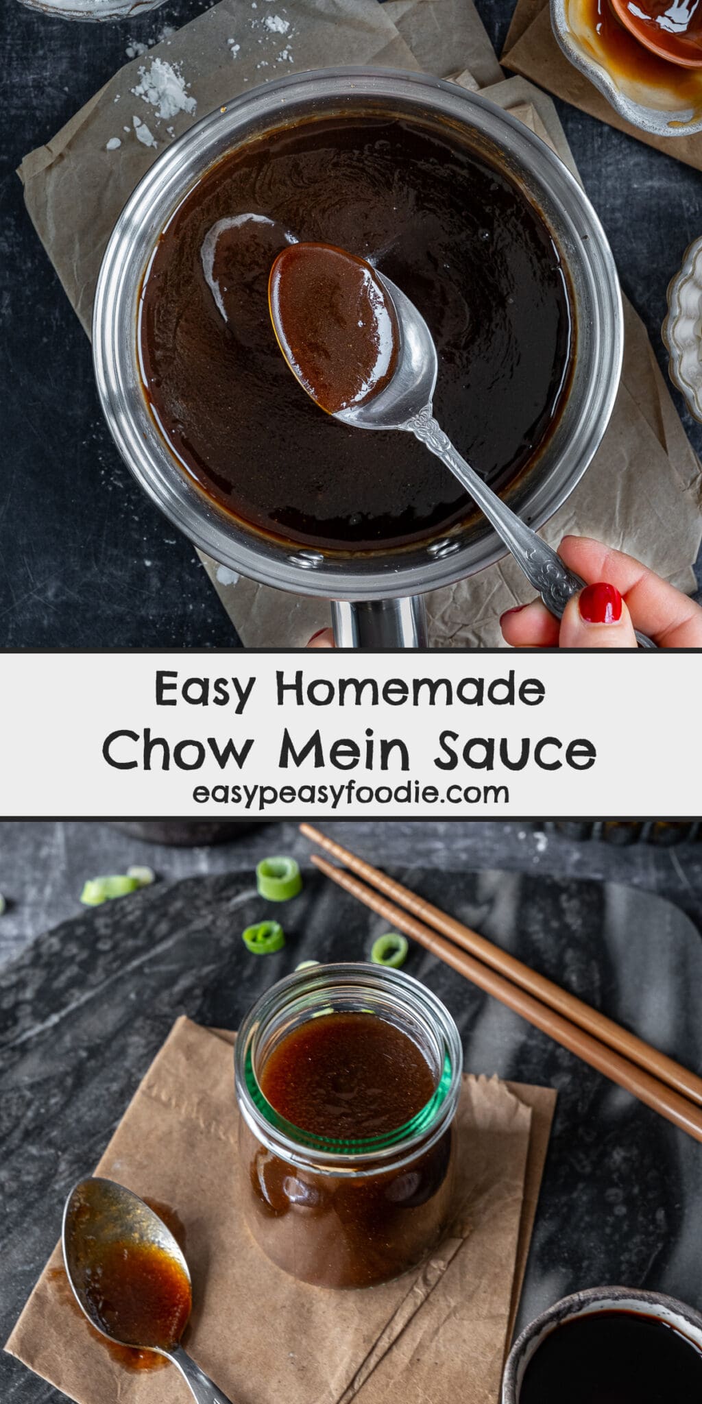 Easy Homemade Chow Mein Sauce (Only 5 ingredients!) - Easy Peasy Foodie