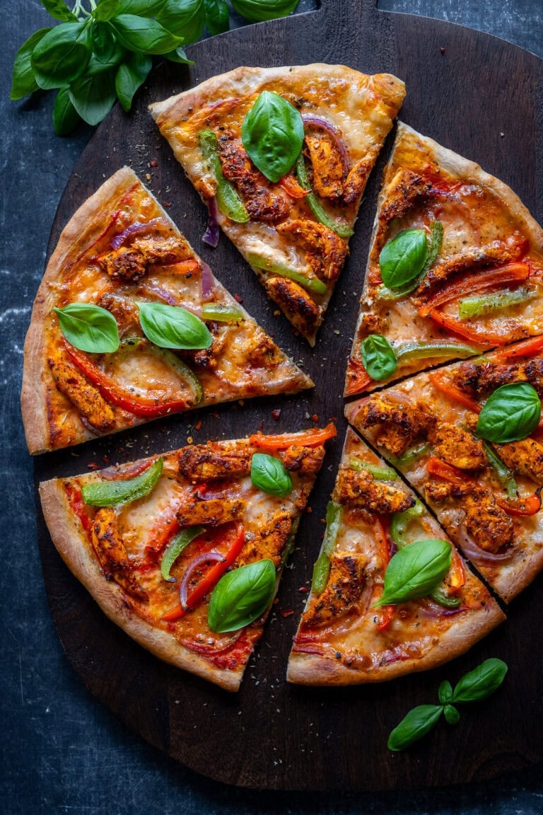 Peri Peri Chicken Pizza (Nando’s Inspired) - Easy Peasy Foodie