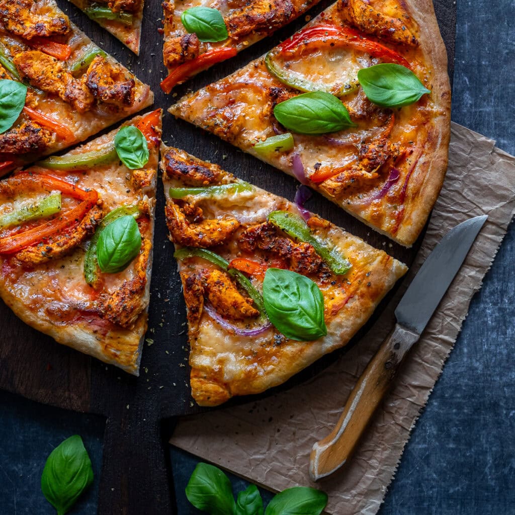 Peri Peri Chicken Pizza (Nando’s Inspired) - Easy Peasy Foodie